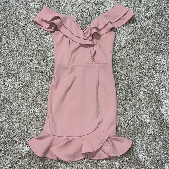 Angel Biba | Dresses | Light Pink Ruffle Dress | Poshmark